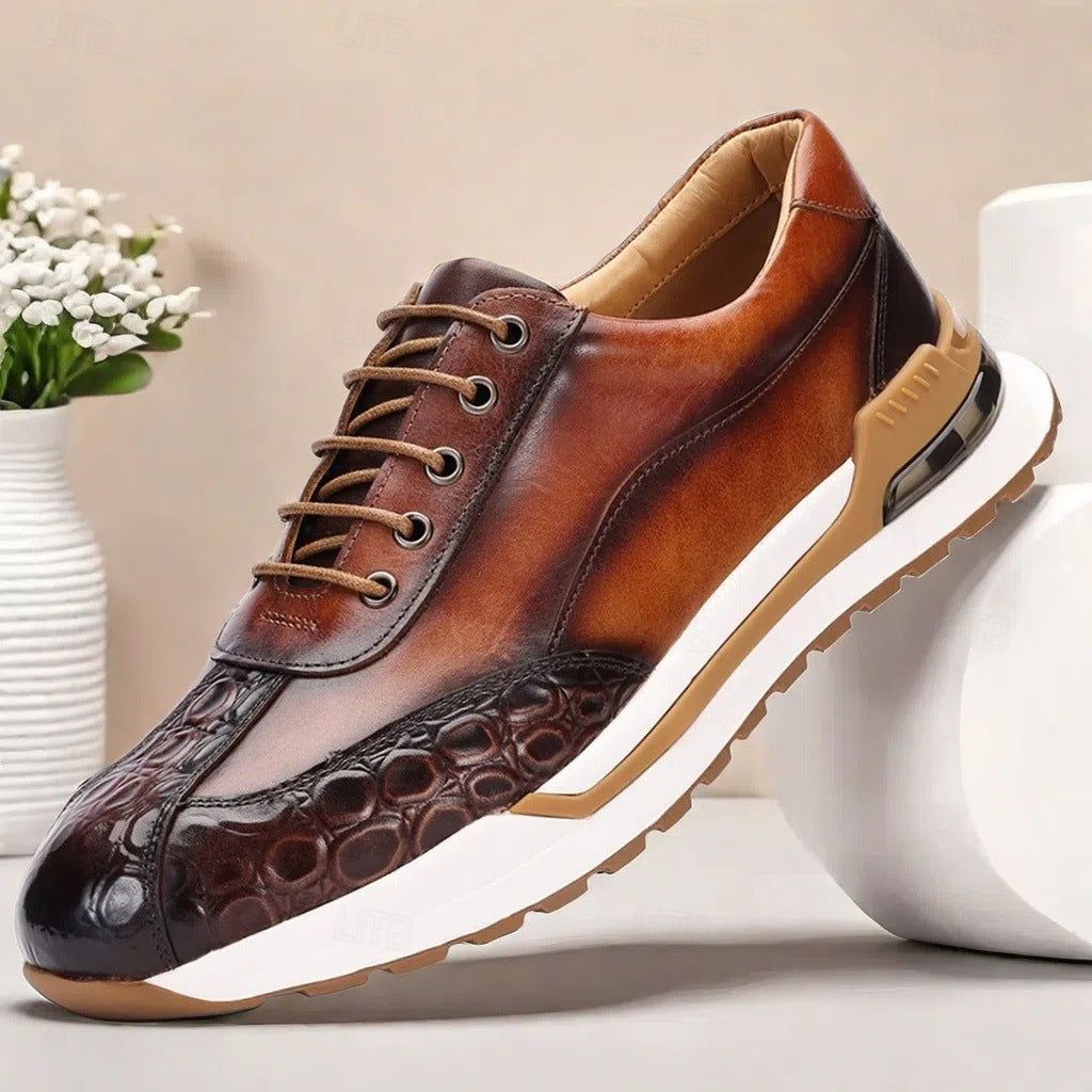 Vittorio Leather Sneakers - Timeless Style, Premium Leather Comfort ...